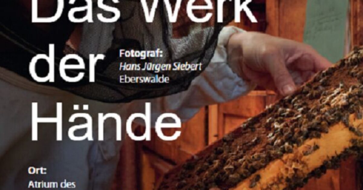 "Das Werk der Hände" von Hans Jürgen Siebert | Stadt Eberswalde